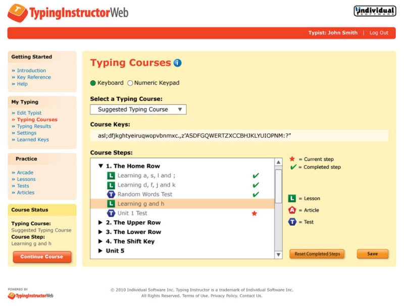 TypingInstructor® Web | Individual Software